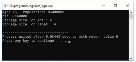 Các Kiểu Dữ Liệu Trong Lập Trình Cc Data Type