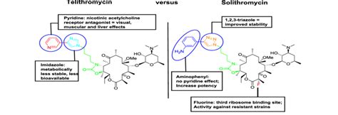 Chemical Differentiation Of Solithromycin From Telithromycin Download Scientific Diagram