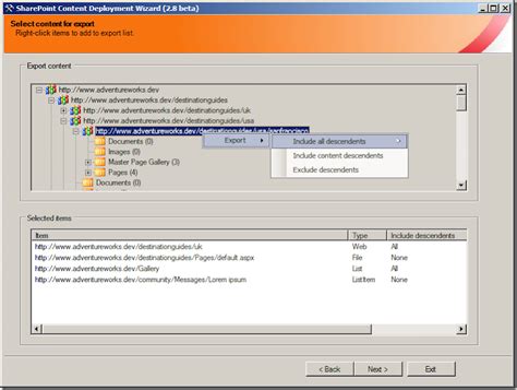 Chris Obrien Sp2010 Support And Fixes For Sharepoint Content Deployment Wizard