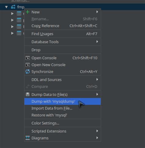 Mysql How To Export A Data Base From DataGrip At One SQL File Stack Overflow