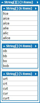 C Create Nested List Array Of Strings From List Of Strings Stack Overflow