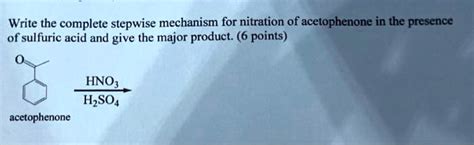 Nitration Of Acetophenone