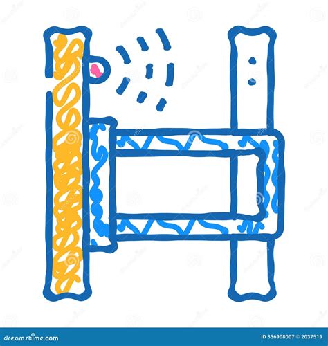 Bounding Frame With Sensor Icon Color Illustration CartoonDealer Com 338896486