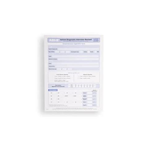 ADI R Autism Diagnostic InterviewRevised ECI Store