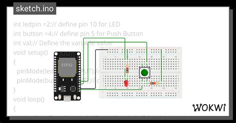 ajith esp32 push button wokwi esp32 stm32 arduino simulator