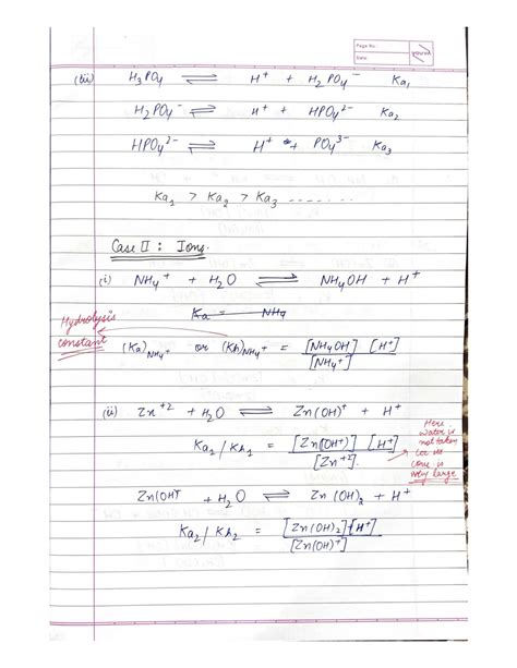 solution acid and base dissociation constants ka kb relation between