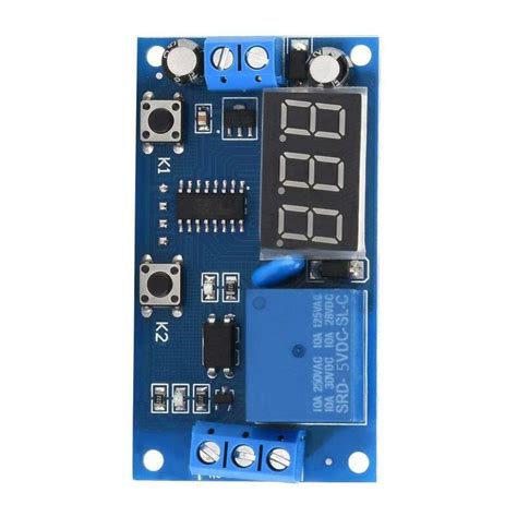 taidacent 12vdc spdt relay single pole double throw cycle relay module