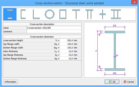 Cross Section Editor Fin Online Help Fin Ec