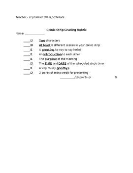 Saludos Y Despedidas Comic Nivel Avanzado By Srta Millers Mezcla De Recursos