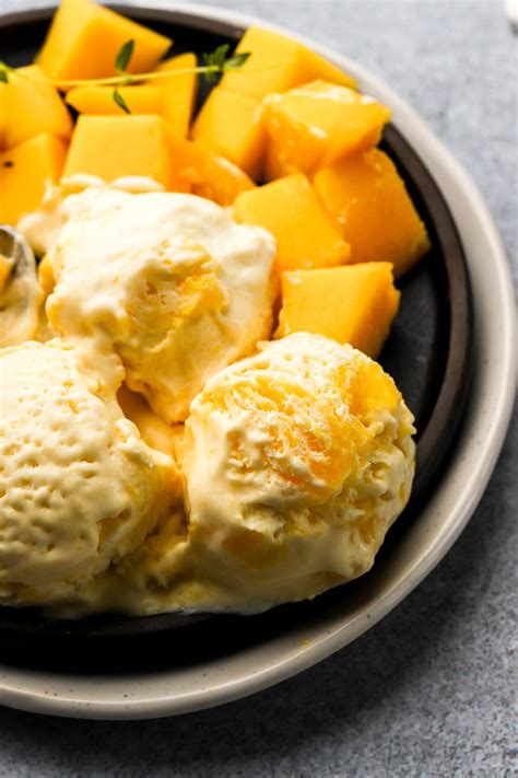 Mango Ice Cream - Baran Bakery