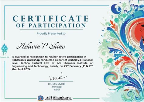 Ashwin P Shine On Linkedin Robotics Techfest Brahma Asiet