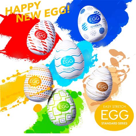 Buy Tenga Egg Wavy Standard Renewal Masturbator Online