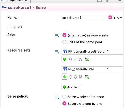 Java Anylogic Send Seized Reourcesses Based On Different Resource