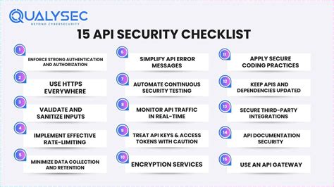 api security checklist must follow steps to secure your api