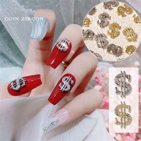Металлические стразы для дизайна ногтей в ассортименте | AliExpress