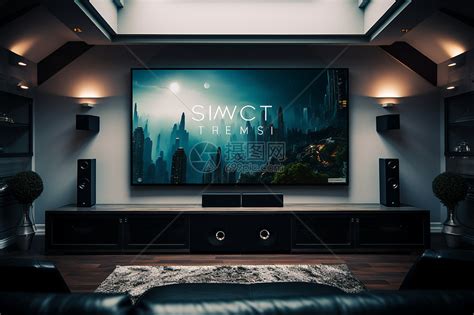 电视墙上的大屏幕电视高清图片下载 正版图片600613639 摄图网