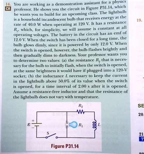 SOLVED You Working Demonstration Assistant For Physics Are As A CR Professor He Shows YOu