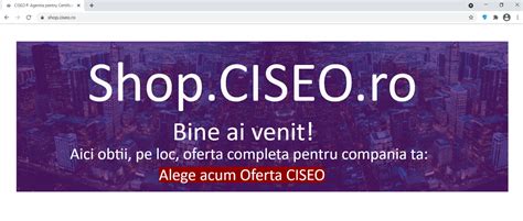 CISEO Agentia Pentru Certificare Implementare Standarde Europene In Organizatii