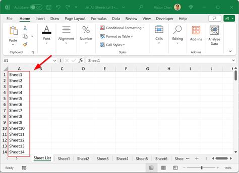 List All Sheets In Excel Formula And Vba Solutions 10 Levels
