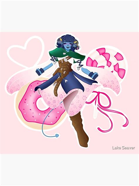 Jester Lavore Critical Role Campaign 2 Print Poster By Animazingart