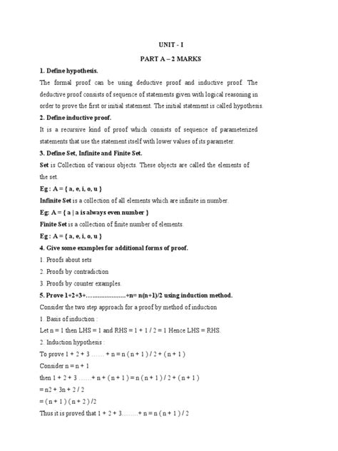 Unit 1 Question Bank Pdf Mathematical Proof Regular Expression