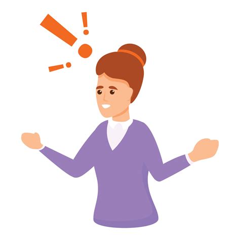 Teacher Problem Solving Icon Cartoon Style 14342355 Vector Art At Vecteezy