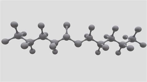 Pentyl Pentanoate Molecule With Pbr 4k 8k 3d Model Turbosquid 1945301