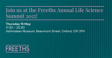 Another Great Line Up Of Speakers For Our Annual Life Science Summit