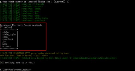Sqlmap之三 Access注入实战 Csdn博客