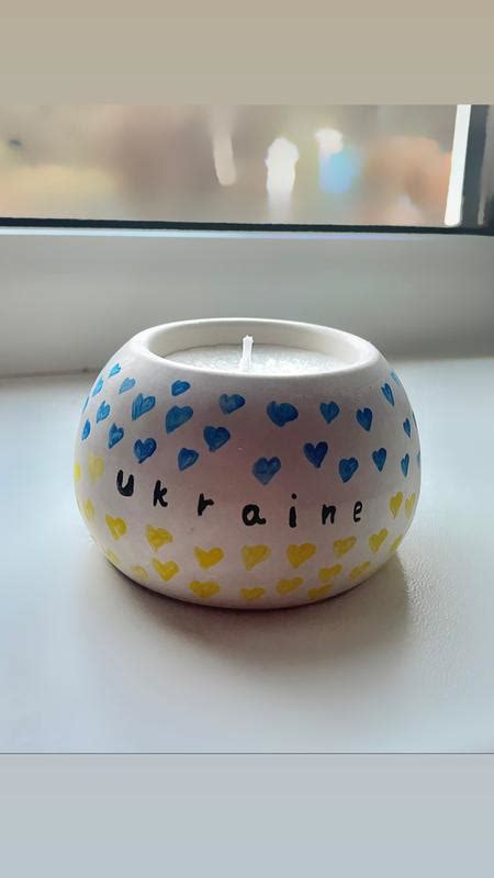 Свеча «ukraine” — цена 90 грн в каталоге Свечи Купить товары для дома и