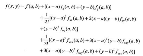 Taylors Expansion For Function Of Two Variables Theorem Worked