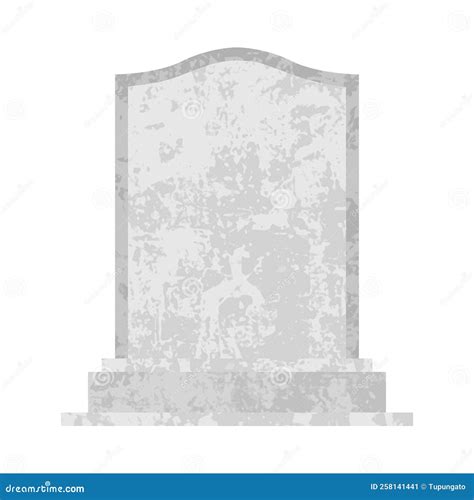 Blank Headstone Vector Stock Vector Illustration Of Copy 258141441