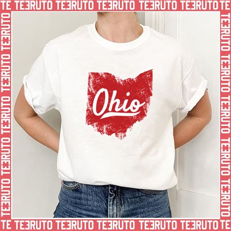 I Love My Ohio Home Cleveland Cincinnati Akron Oh Unisex T Shirt Teeruto