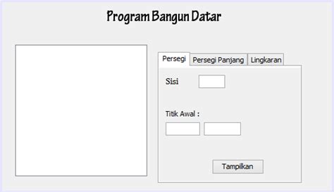 Kumpulan Komputasi Algoritma Komputer Grafik Membuat Program Bangun Datar