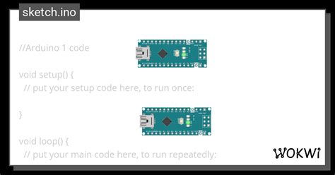 Dual Nanos Wokwi Esp32 Stm32 Arduino Simulator