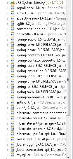 Maddys Experiences Jpa 20 Hibernate Mysql Spring Log4j