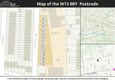 W13 8by Is The Postcode For Wimborne Gardens West Ealing Greater London
