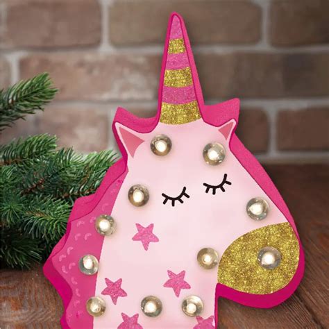 Decorate Your Own String Lights Unicorn LED Kit Educational Arts And Crafts Kit Toy Dubai