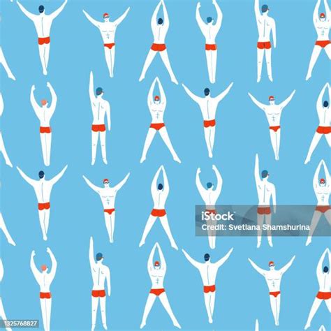 남성 선수 캐릭터 수영 사람들 원활한 패턴 배경 수영장에서 수영의 개념 스포츠 경쟁의 벡터 플랫 일러스트 Championship에 대한 스톡 벡터 아트 및 기타 이미지