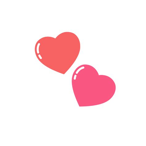 千库网卡通手绘爱心桃心元素编号13642274