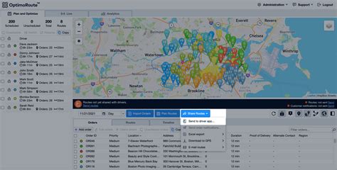 Send Routes To The Driver App Optimoroute Help Center