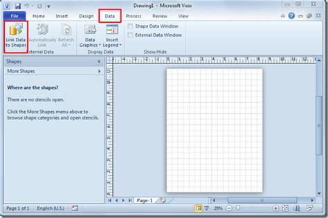 Create Diagrams In MS Visio By Linking Excel Spreadsheet