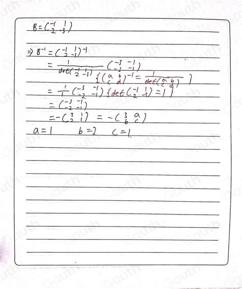 solved if b beginpmatrix 1and1 2and 3endpmatrix and b 1 beginpmatrix