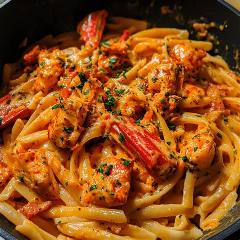 Creamy Spicy Lobster Pasta Easy Plate Ideas