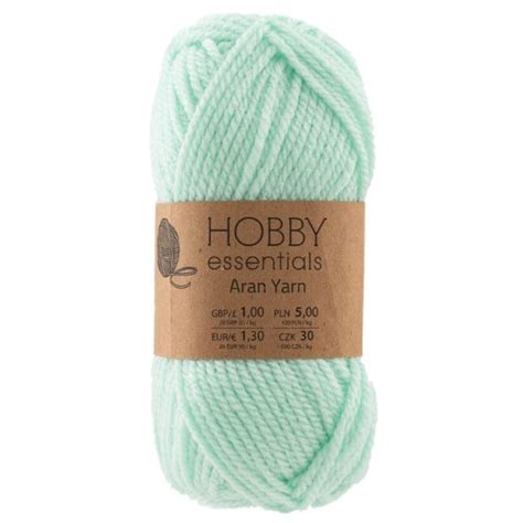 Pepco Hobby Essentials Knitting Aran Yarn 50g Mint