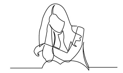 Desenhos Contínuos Dos Tristes Choques Emocionais Perdas Luto