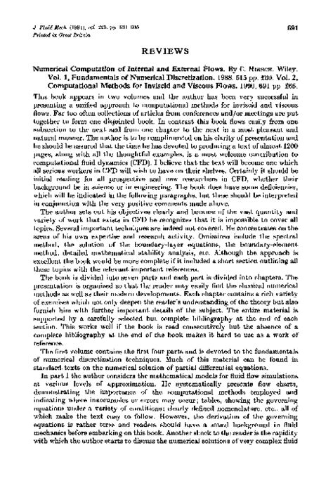 pdf numerical computation of internal and external flows volume 2