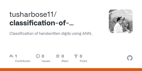 Github Tusharbose Classification Of Handwritten Digits Classification Of Handwritten Digits