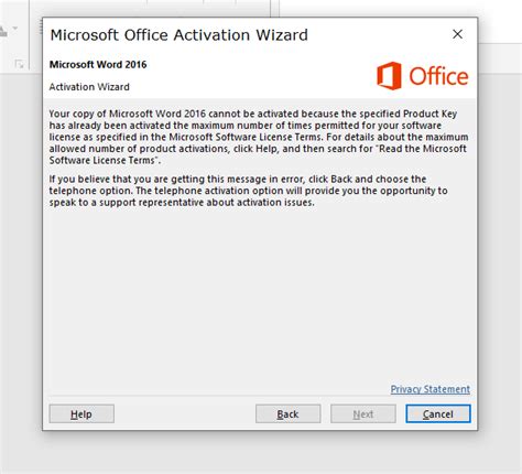 Activate Microsoft