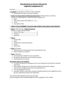 Ephedrine Pseudoephedrine Logbook